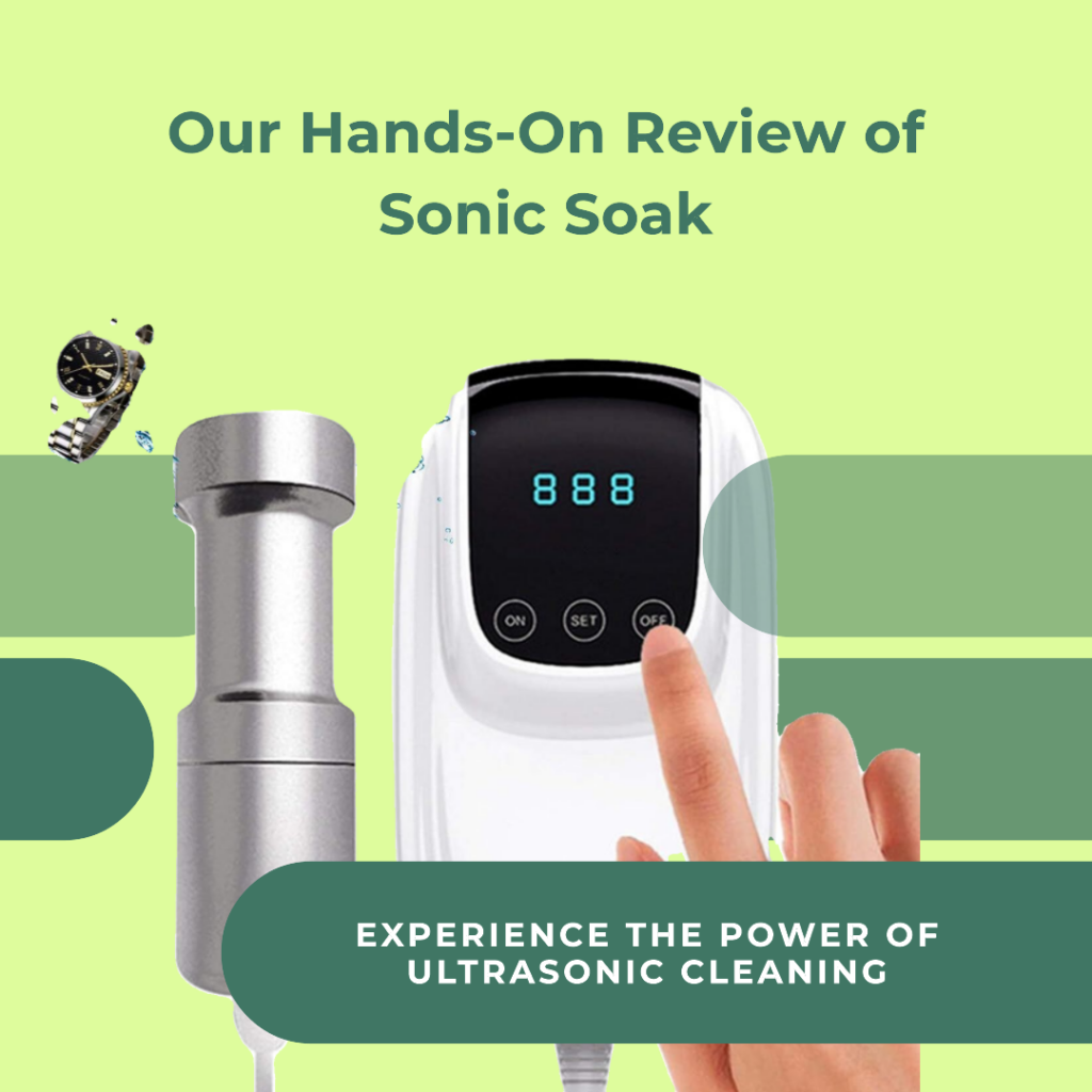 Sonic Soak: Ultrasonic Cleaner Portable Washing Machine?!